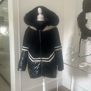 Mitchie’s Matchings | Jackets & Coats | Lamb Shearling Jacket With Fox ...